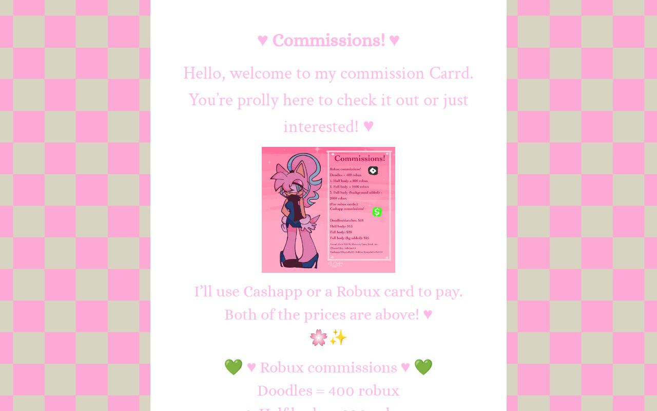 ♥ Bri’s Commissions! ♥
